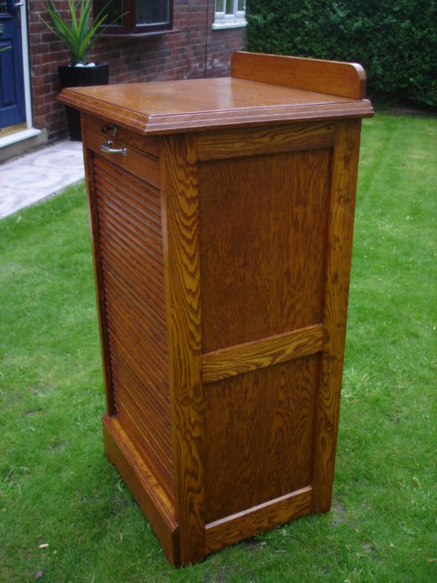 Antique Oak Tambour Filing Cabinet Music Cabinet Antiques Atlas antique-oak-tambour-filing-cabinet-music-cabinet-antiques-atlas