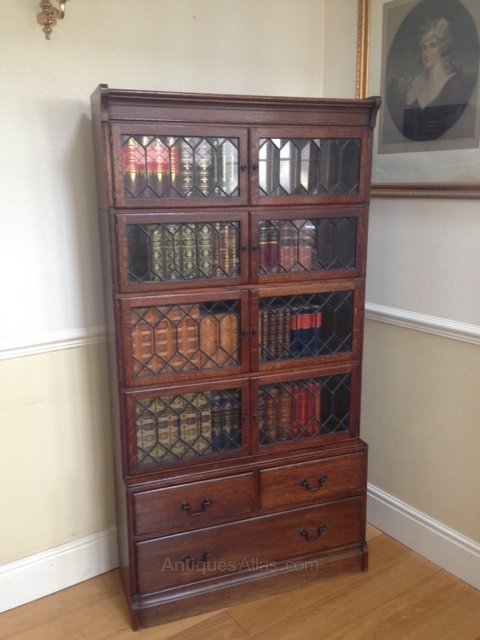 Beautiful Antique Minty Wenicke Stacking Bookcase - Antiques Atlas