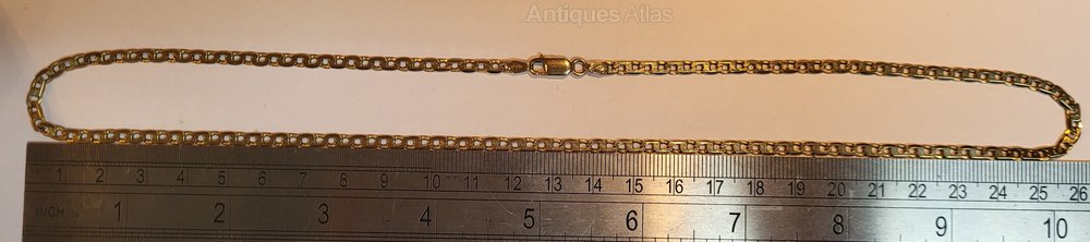 Antiques Atlas - Quality 9ct Gold Italian 20 Inch Chain. 11.55g ...