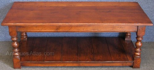 Antiques Atlas - 1970s Solid Oak 2 Tier Coffee Table