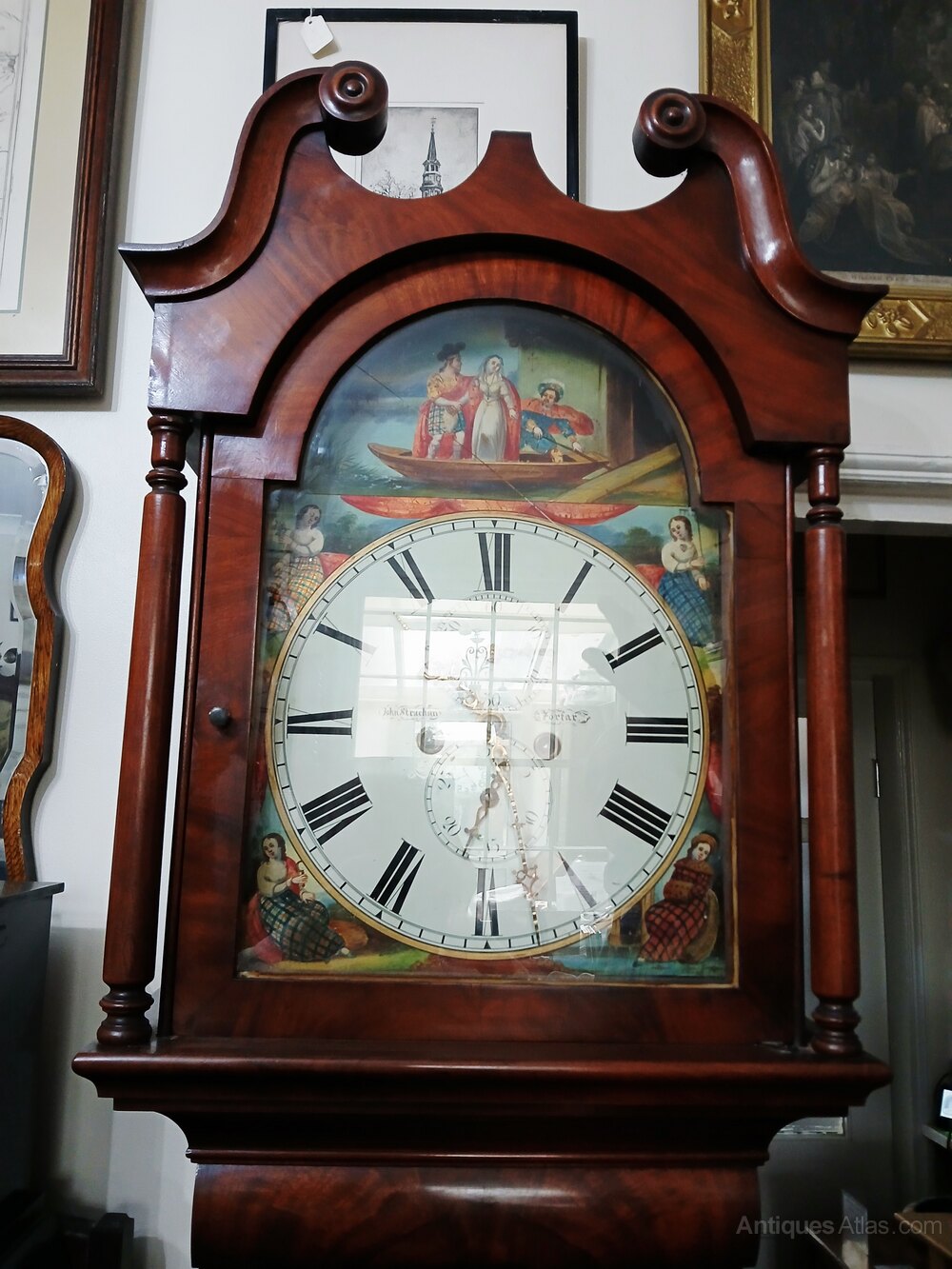 Antiques Atlas - Scottish Longcase Clock By John Scrachan Of Forfar ...