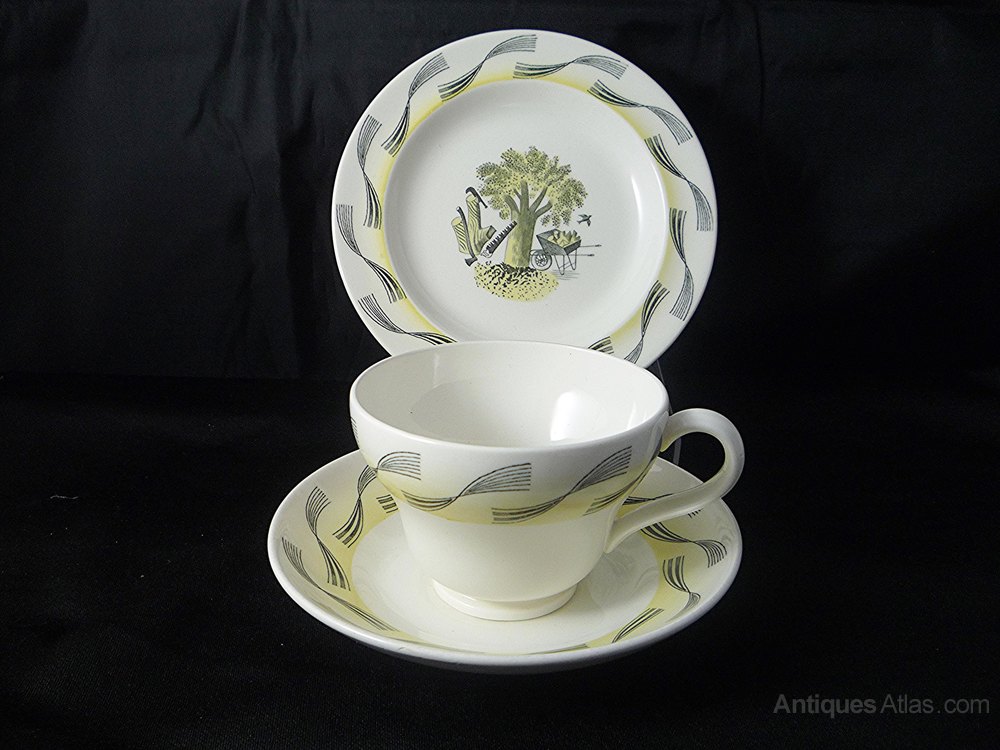 Antiques Atlas - Eric Ravilious Garden Trio Wedgwood