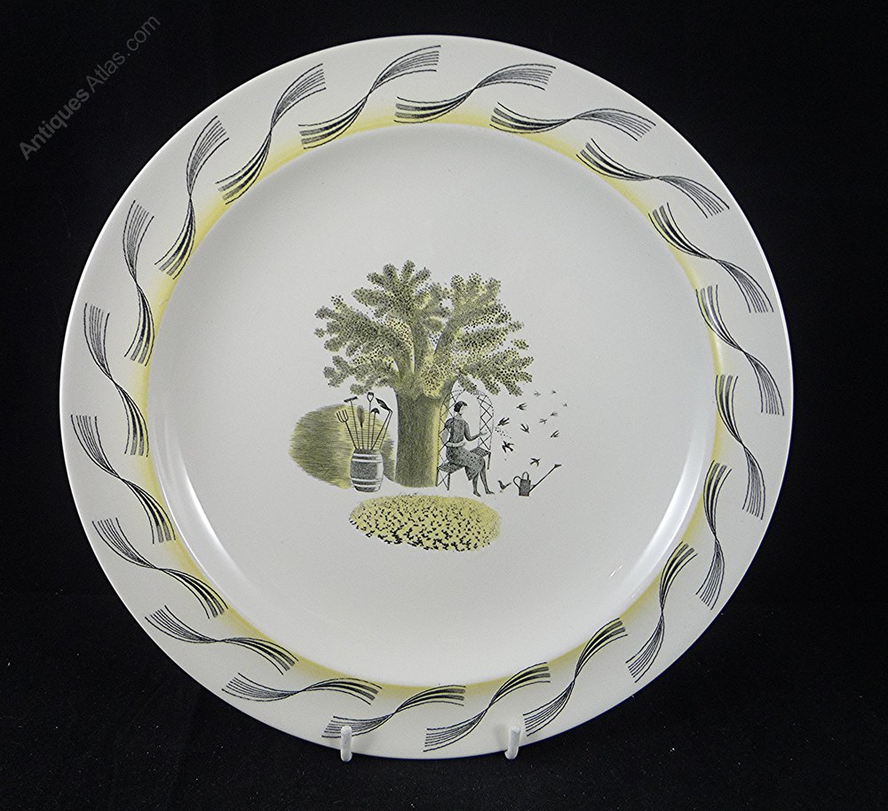Antiques Atlas Wedgwood Eric Ravilious 10 Garden Plate