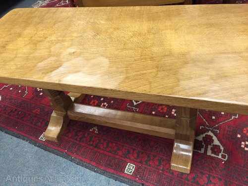 Antiques Atlas - 1960's Mouseman Oak Coffee Table