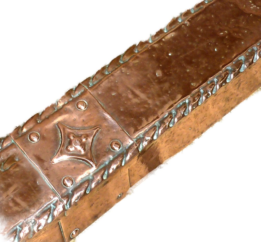 Antiques Atlas - Hand Beaten Copper Fender Arts And Crafts Style