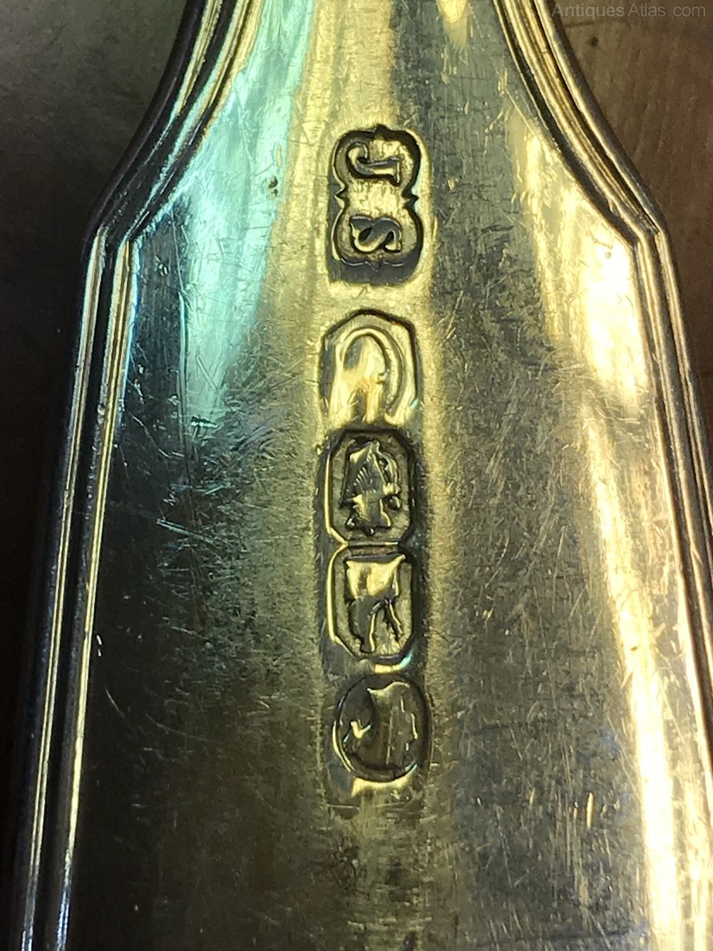 Antiques Atlas - Set 5 Solid Silver Irish Dinner Forks C1850 James