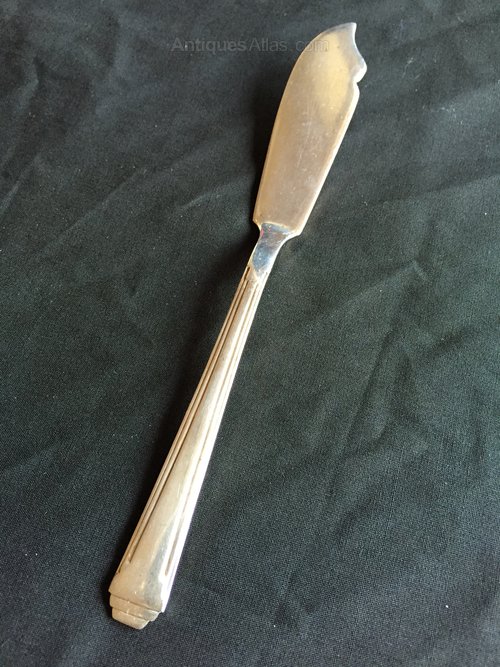 Antiques Atlas - Solid Silver Butter Knife