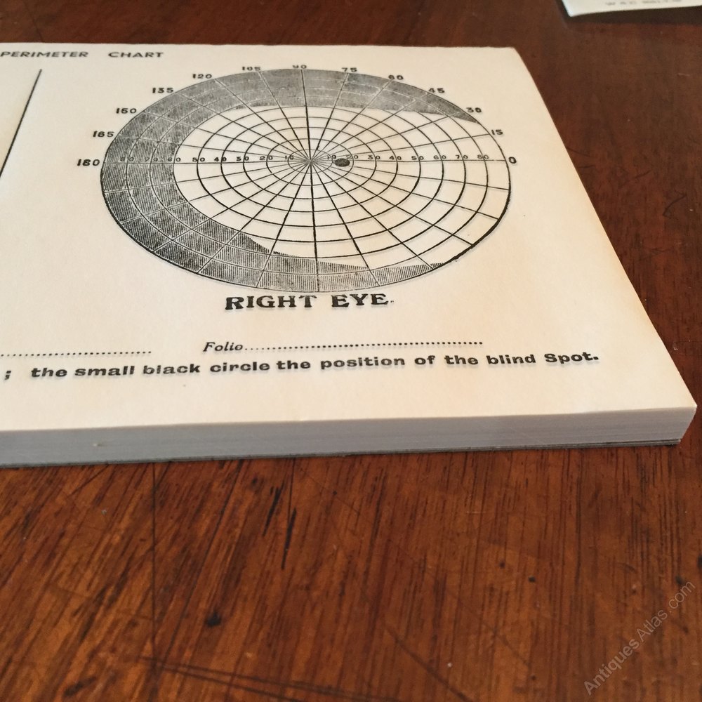 Antiques Atlas - Vintage Ophthalmic Hand Perimeter Charts