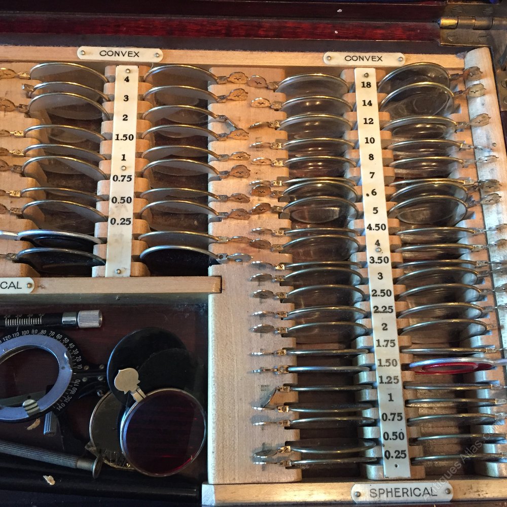 Antiques Atlas - Vintage Ophthalmic Lens Testing Kit