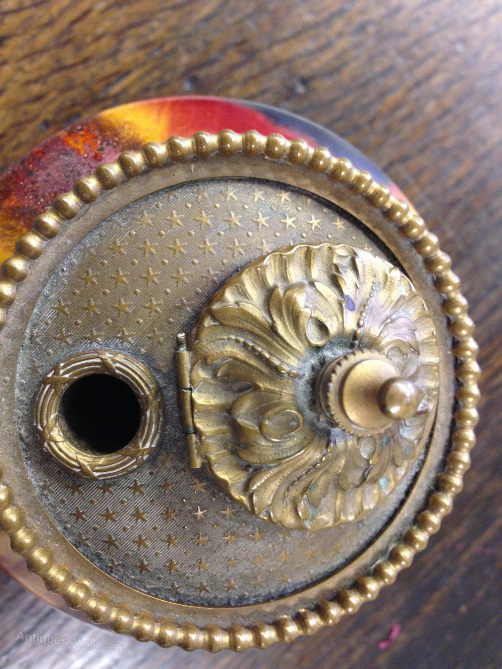 Antiques Atlas - C1930's Gilt Topped Ink Well, Paris