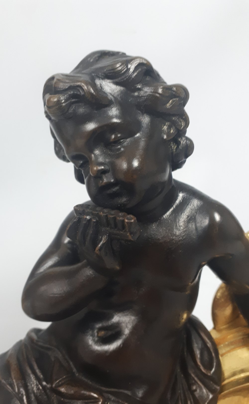 Antiques Atlas - A Sperb Cherub Fire Place Set
