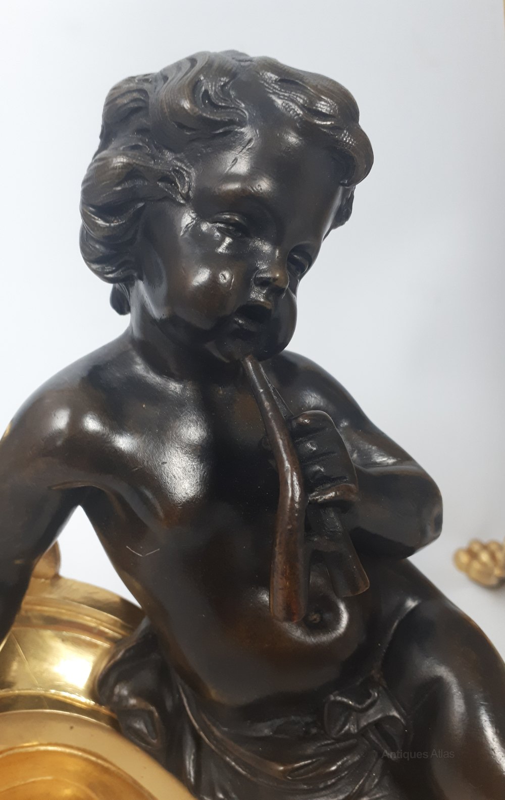 Antiques Atlas - A Sperb Cherub Fire Place Set