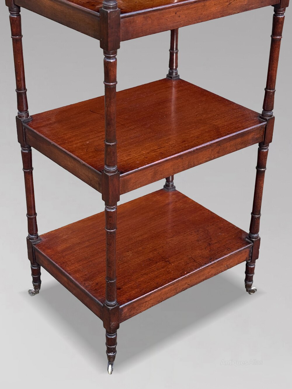 Early 19th C George IV Mahogany Whatnot as1085a828 / 1425 - Antiques Atlas