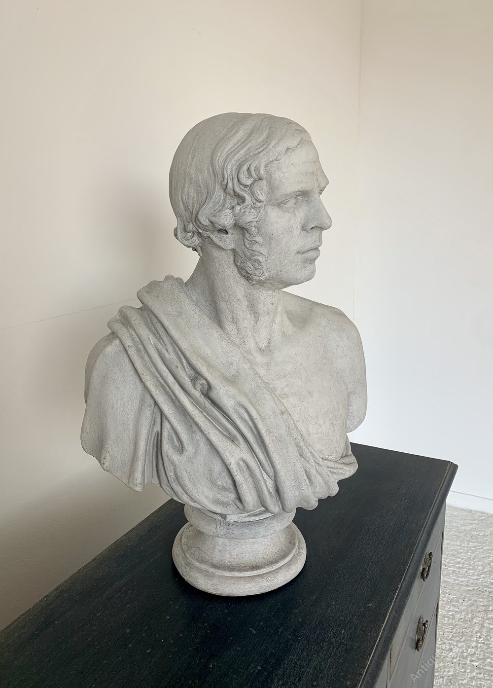 Antiques Atlas - Substantial Size English Library Plaster Bust
