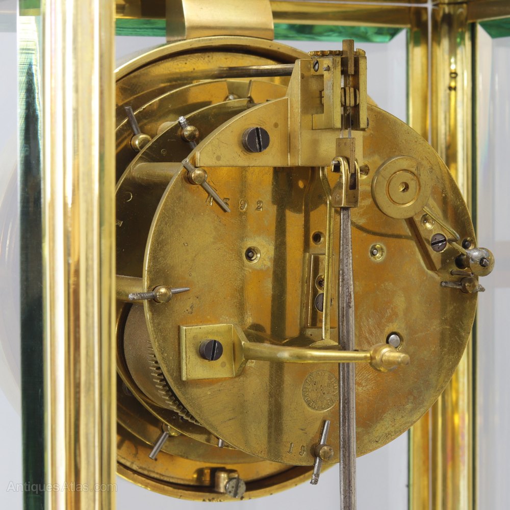 Antiques Atlas - Four Glass Mantle Clock By Hry Marc Paris C1875 ...