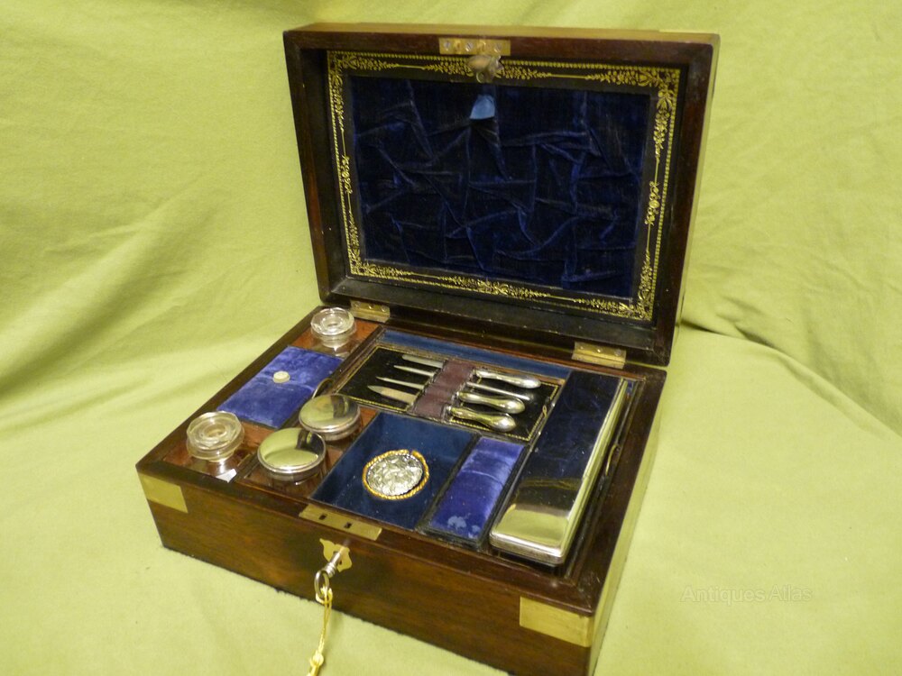 Antiques Atlas - Victorian Rosewood Vanity - Jewellery Box as1245a045 ...