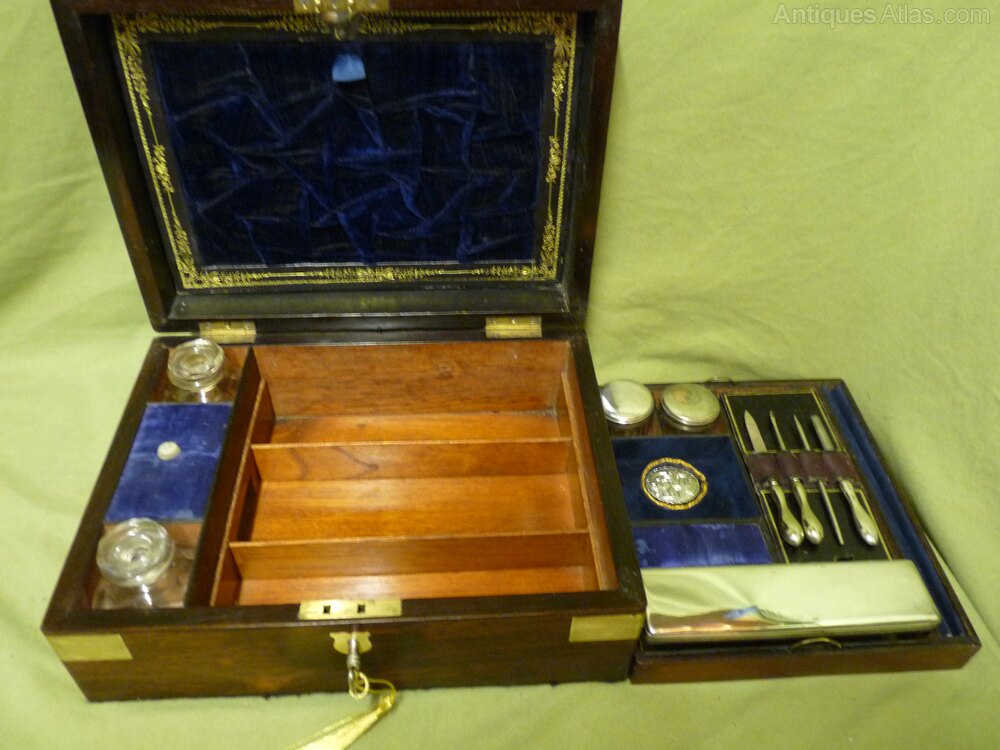 Antiques Atlas - Victorian Rosewood Vanity - Jewellery Box as1245a045 ...