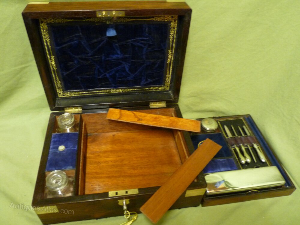 Antiques Atlas - Victorian Rosewood Vanity - Jewellery Box as1245a045 ...