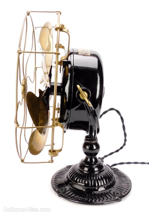 Antiques Atlas - 1910 12" Emerson Type 11666 Ornate Base Desk Fan