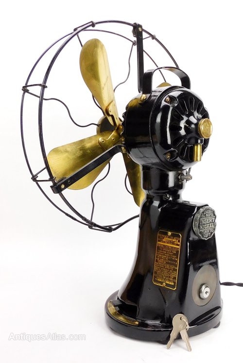 Antiques Atlas - 1920 Ge Coin Operated Hotel Fan Fully Operational ...