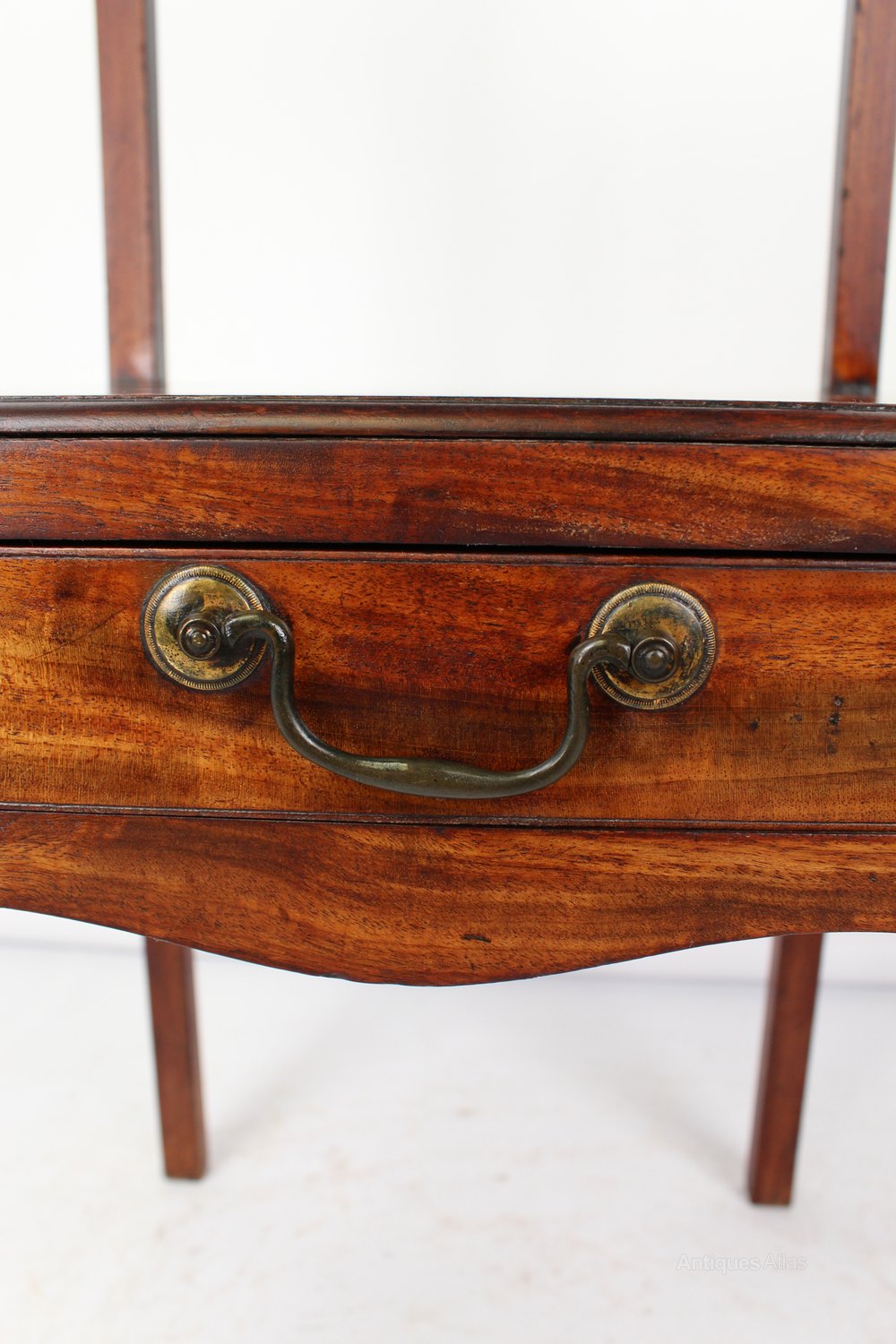 Georgian Mahogany Bedside Table With Drawer - Antiques Atlas