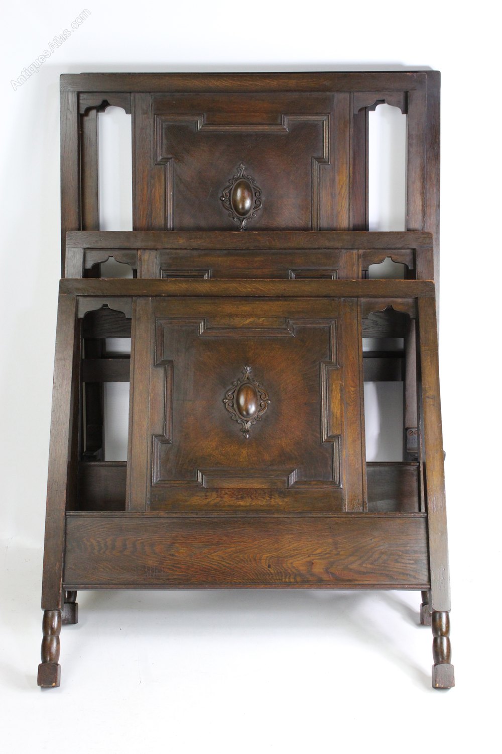 Pair Of Vintage Oak Single Beds Circa 1920s - Antiques Atlas
