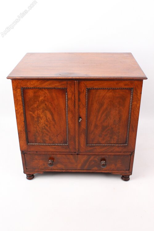 Small Antique Regency Mahogany Table Top Cabinet as526a2892 - Antiques ...