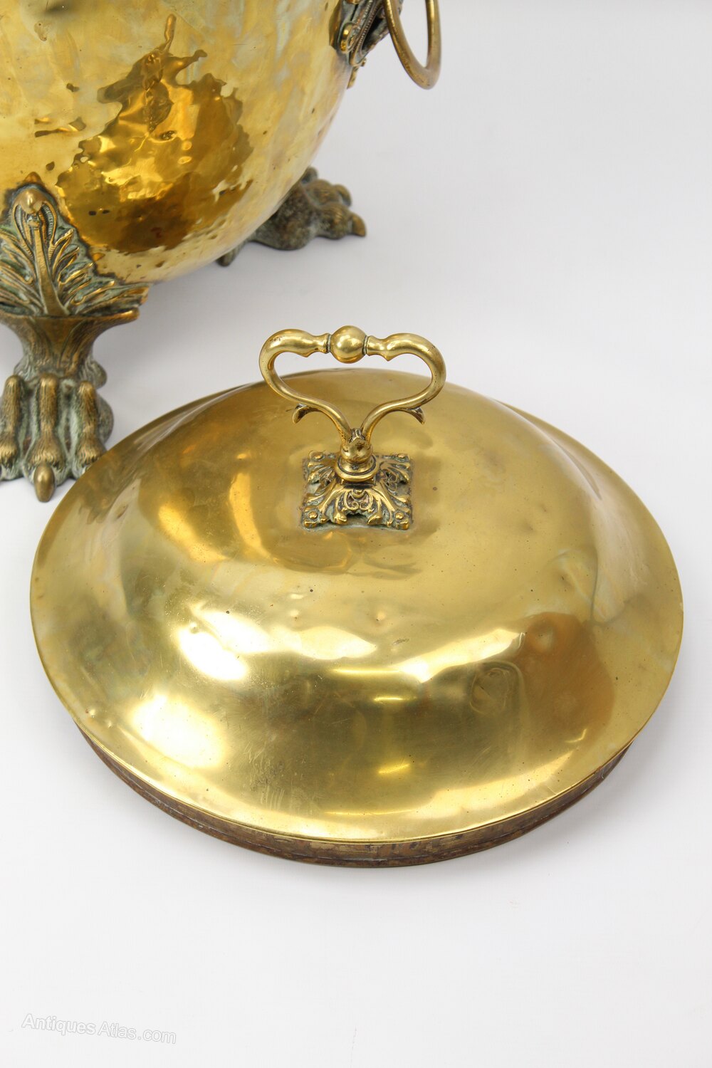 Antiques Atlas - Victorian Brass Coal Bucket Log Bin Scuttle as526a2775