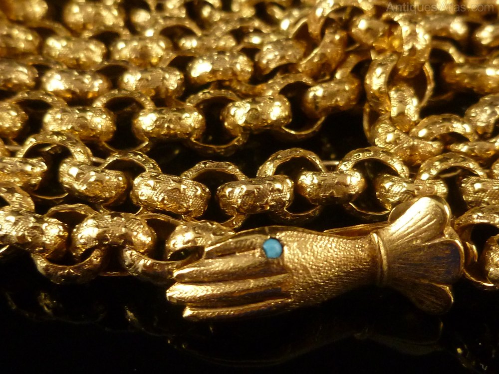 Antiques Atlas - Antique Georgian Long Chain - 45 Inches
