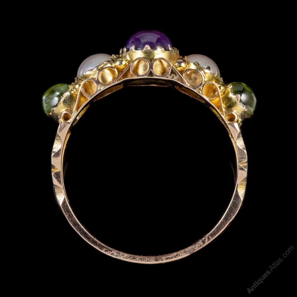 Antiques Atlas - Vintage Suffragette Ring 9ct Gold Dated 1921