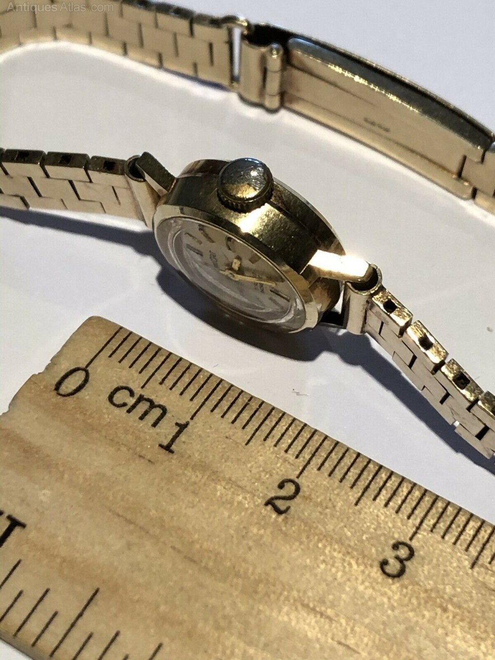 Antiques Atlas - Vintage 14ct Gold Favorit Ladies Watch Automatic