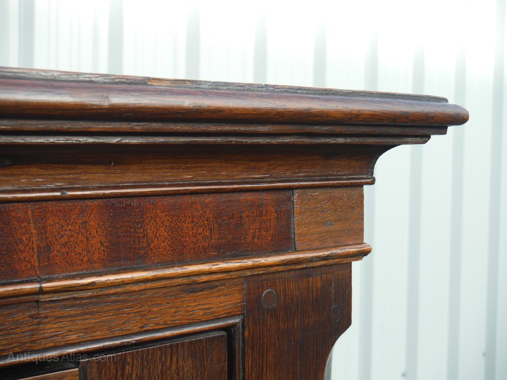 Georgian Oak Linen Press - Antiques Atlas