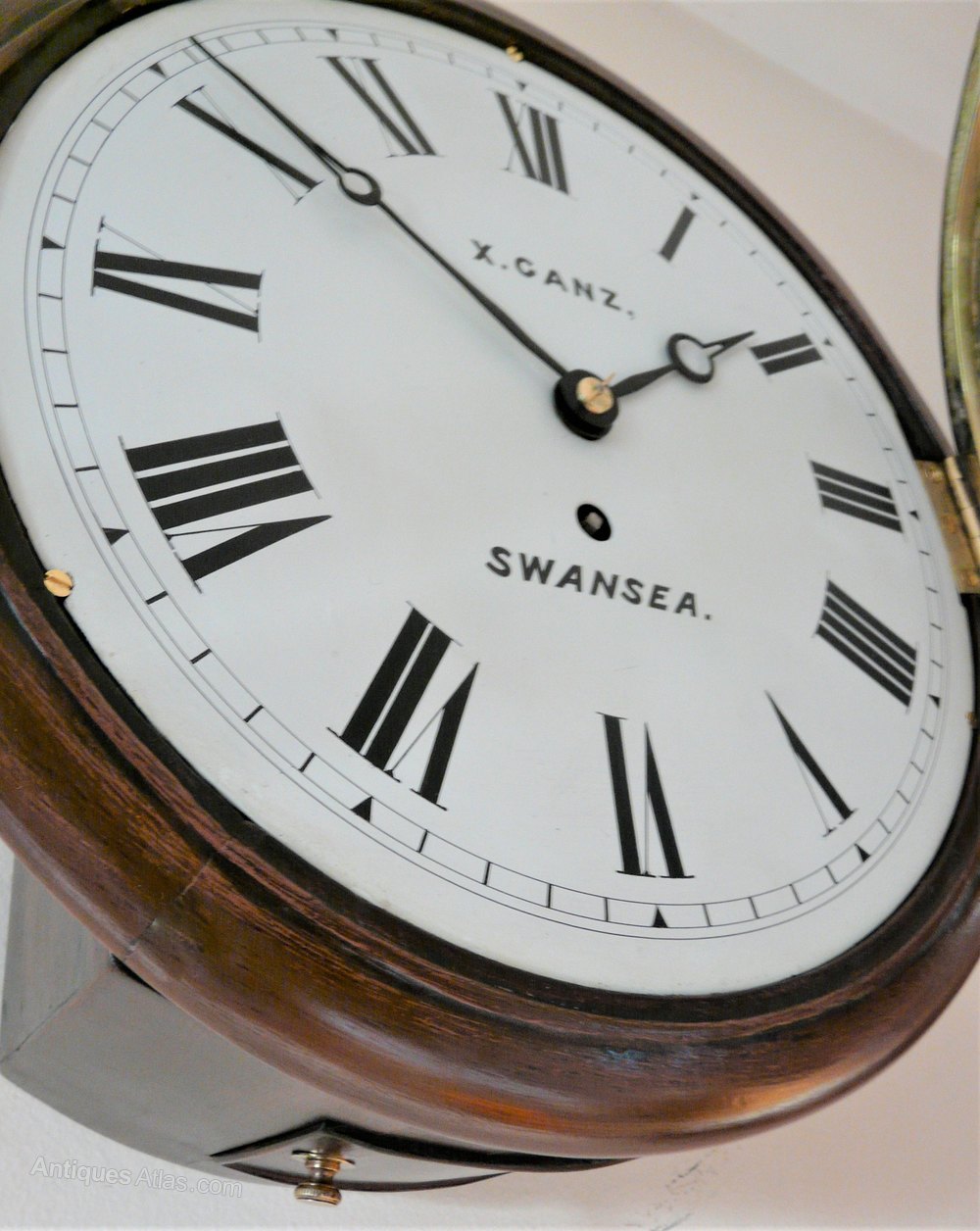 Antiques Atlas - 10 Inch Fusee Dial Timepiece By Franz Xaver Ganz 1872.