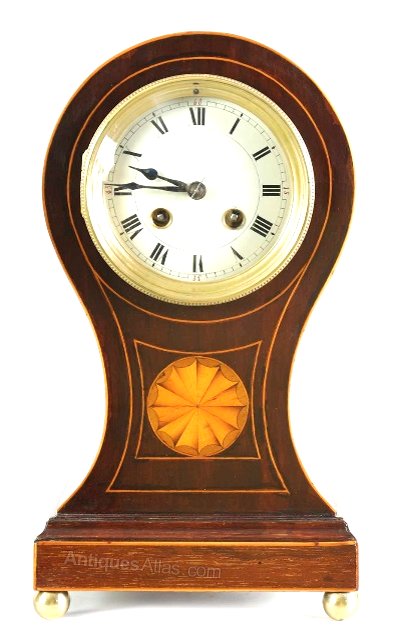 Antiques Atlas - 1905 French Striking ‘Balloon’ Mantel Clock