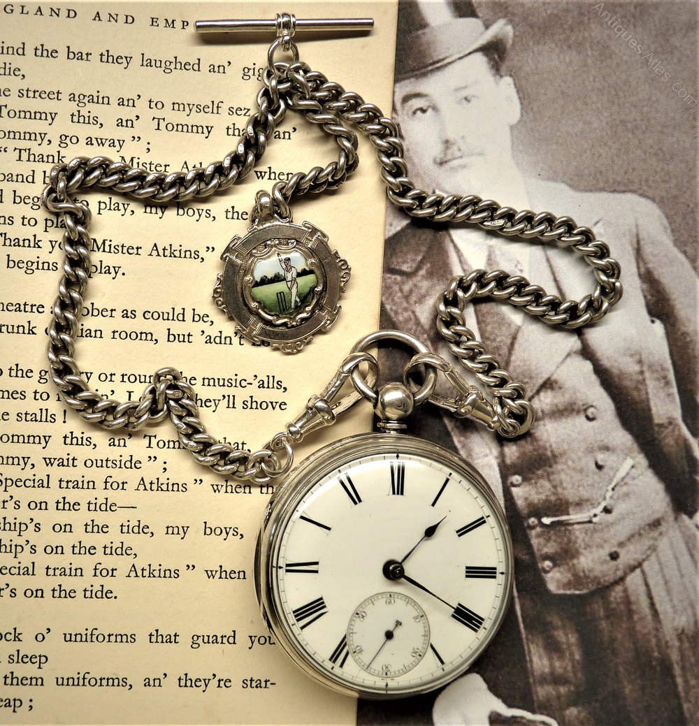 Antiques Atlas - Antique Coventry Made Fusee Pocket Watch With Chain ...