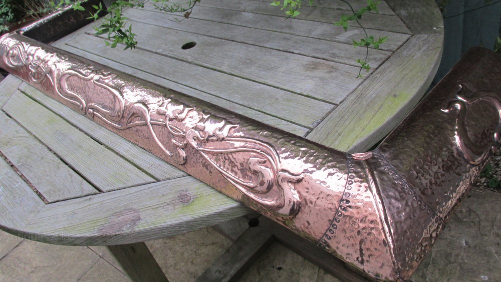 Antiques Atlas - Art Nouveau Copper Fender Large as591a187