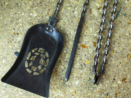 Antiques Atlas - Polished Steel Fire Irons