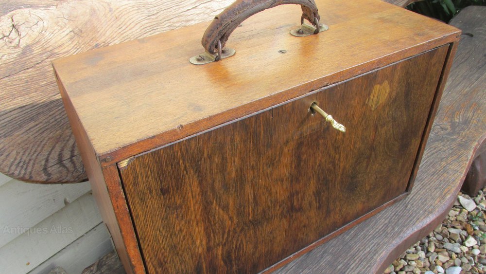 Antiques Atlas - Vintage Oak Chest Engineers Cabinet