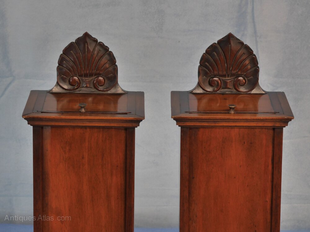 Antiques Atlas - Pair Of Early 19th Cent. Candle Boxes