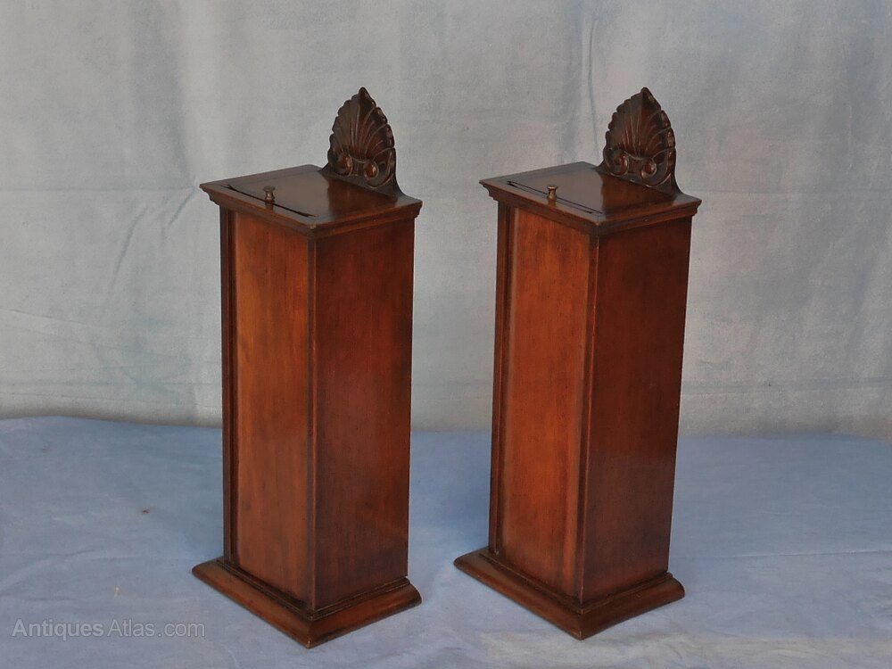 Antiques Atlas - Pair Of Early 19th Cent. Candle Boxes