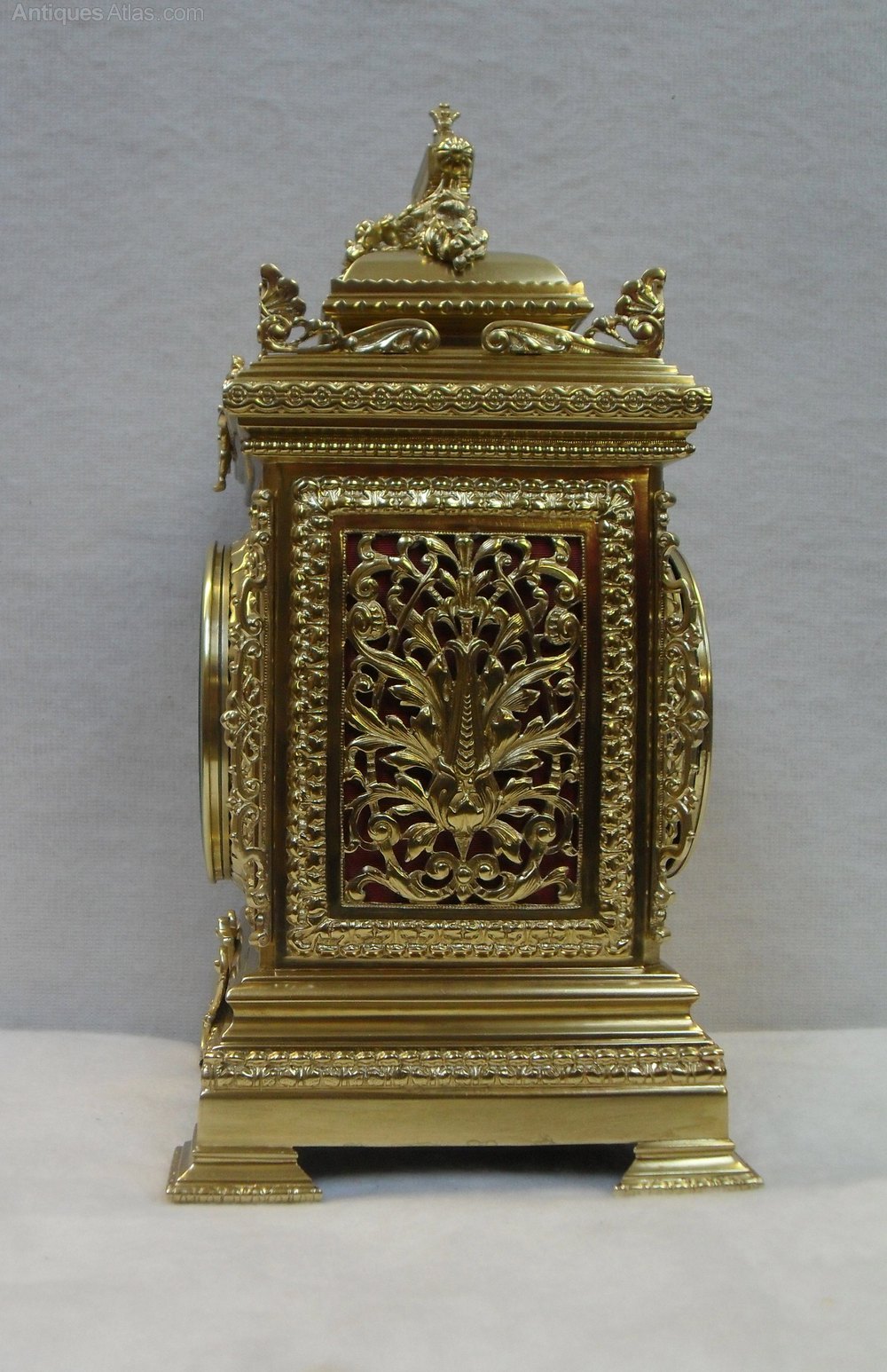 Antiques Atlas - Brass Table Clock