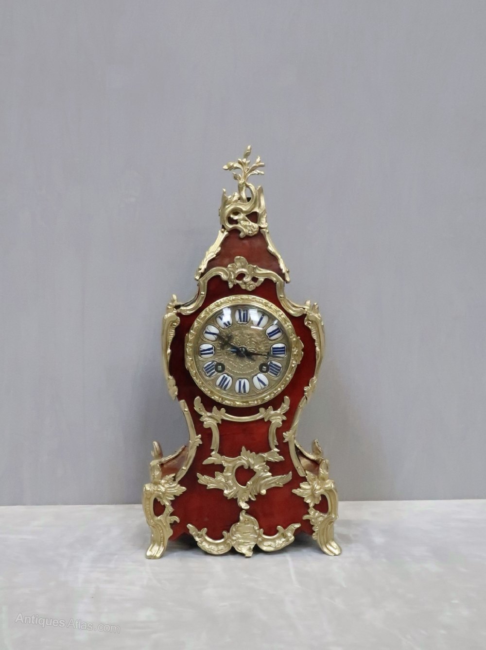 Antiques Atlas - French Belle Epoque Tortoise Shell Mantel Clock