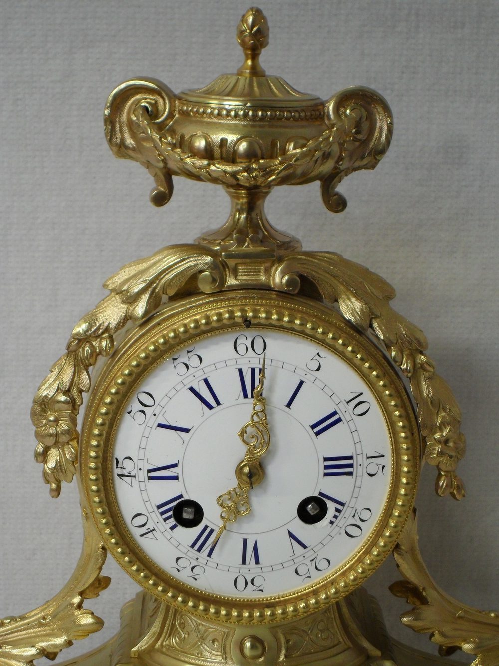Antiques Atlas - French Gilt Mantel Clock