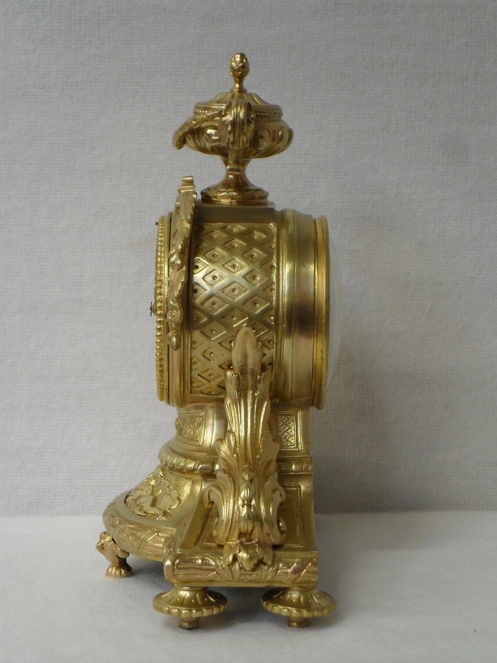 Antiques Atlas - French Gilt Mantel Clock