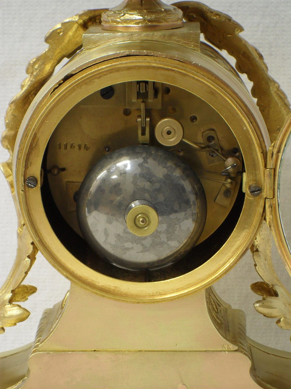 Antiques Atlas - French Gilt Mantel Clock