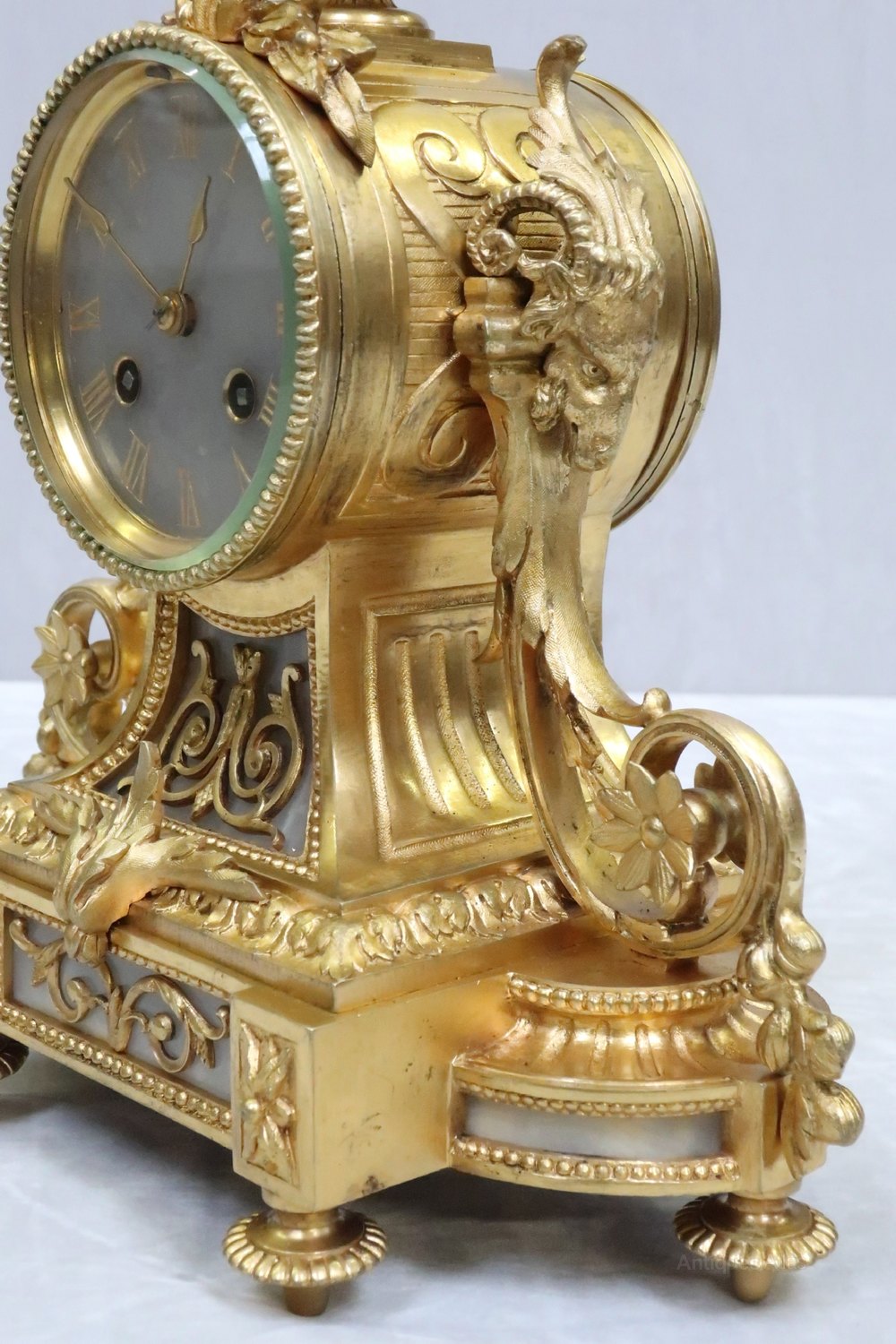 Antiques Atlas - French Napoleon III Bronze Gilt Mantel Clock