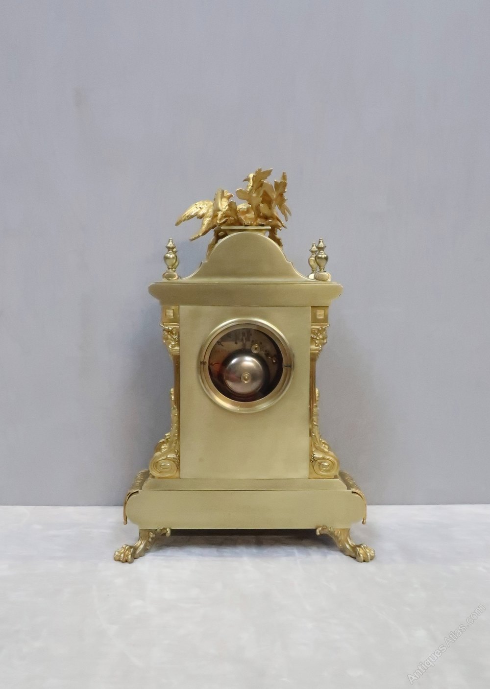 Antiques Atlas - French Napoleon III Bronze Gilt Mantel Clock