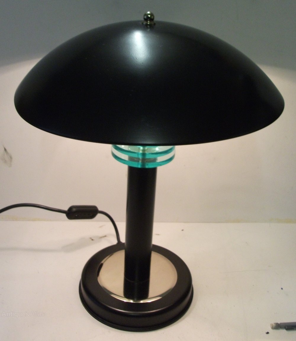 Antiques Atlas - SOLD -Vintage Italian Black & Perspex Modernist Lamp