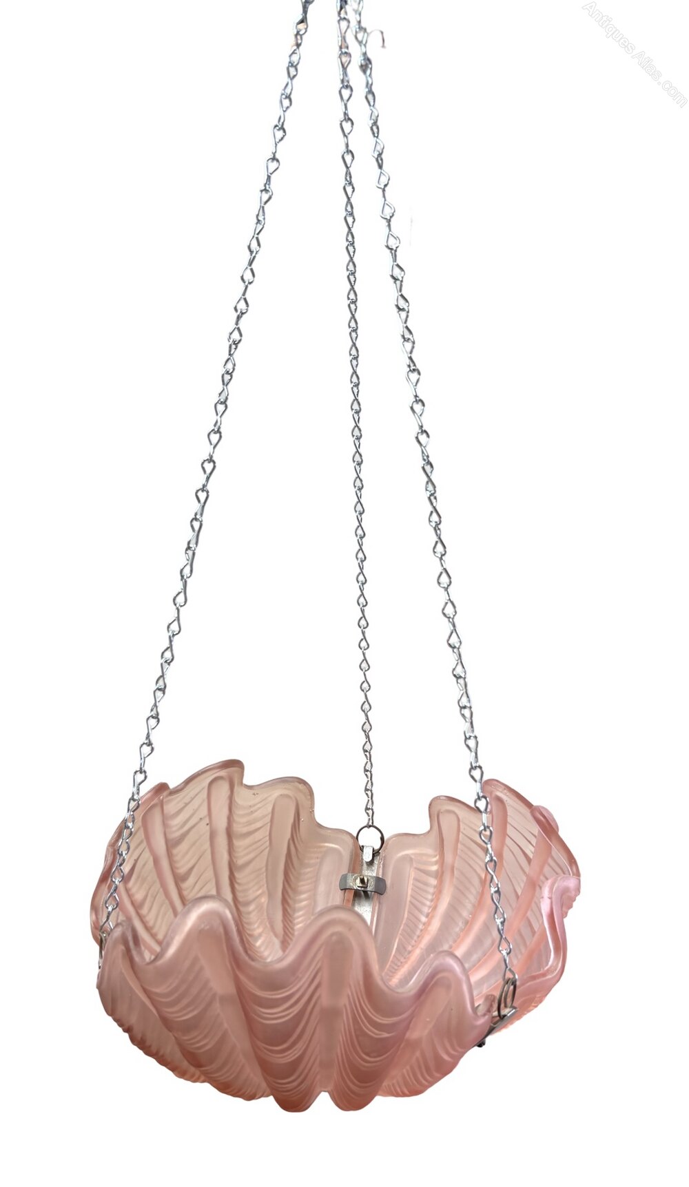 Antiques Atlas - Art Deco Shell Ceiling Light as1223a094