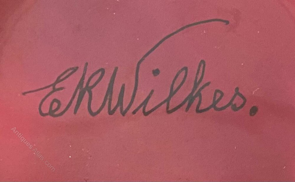 Antiques Atlas - Edward R. Wilkes Art Deco Flambé Vase.